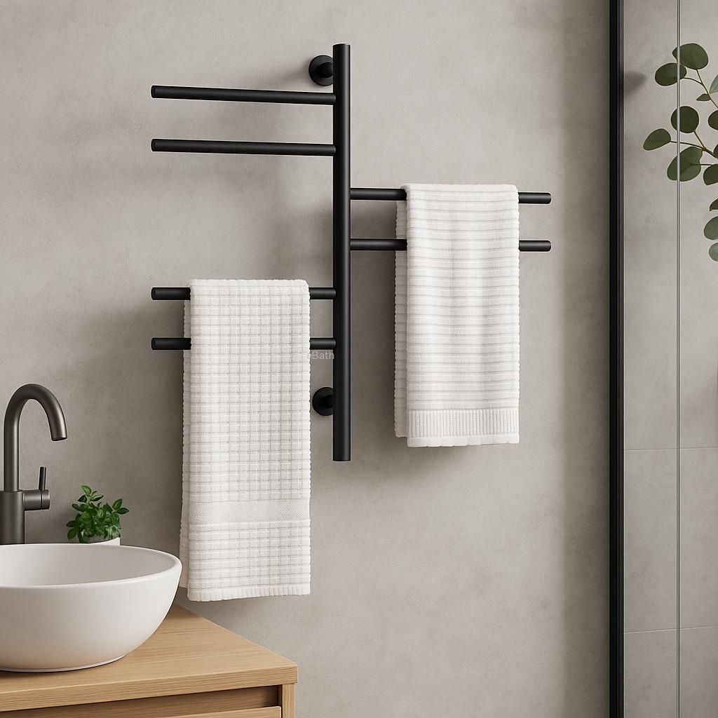 eBath – מחמם מגבות למקלחת של חברת eBath.